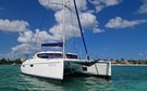 MODX 70 - A 100% electric catamaran featuring a twin rig and wide sails ...