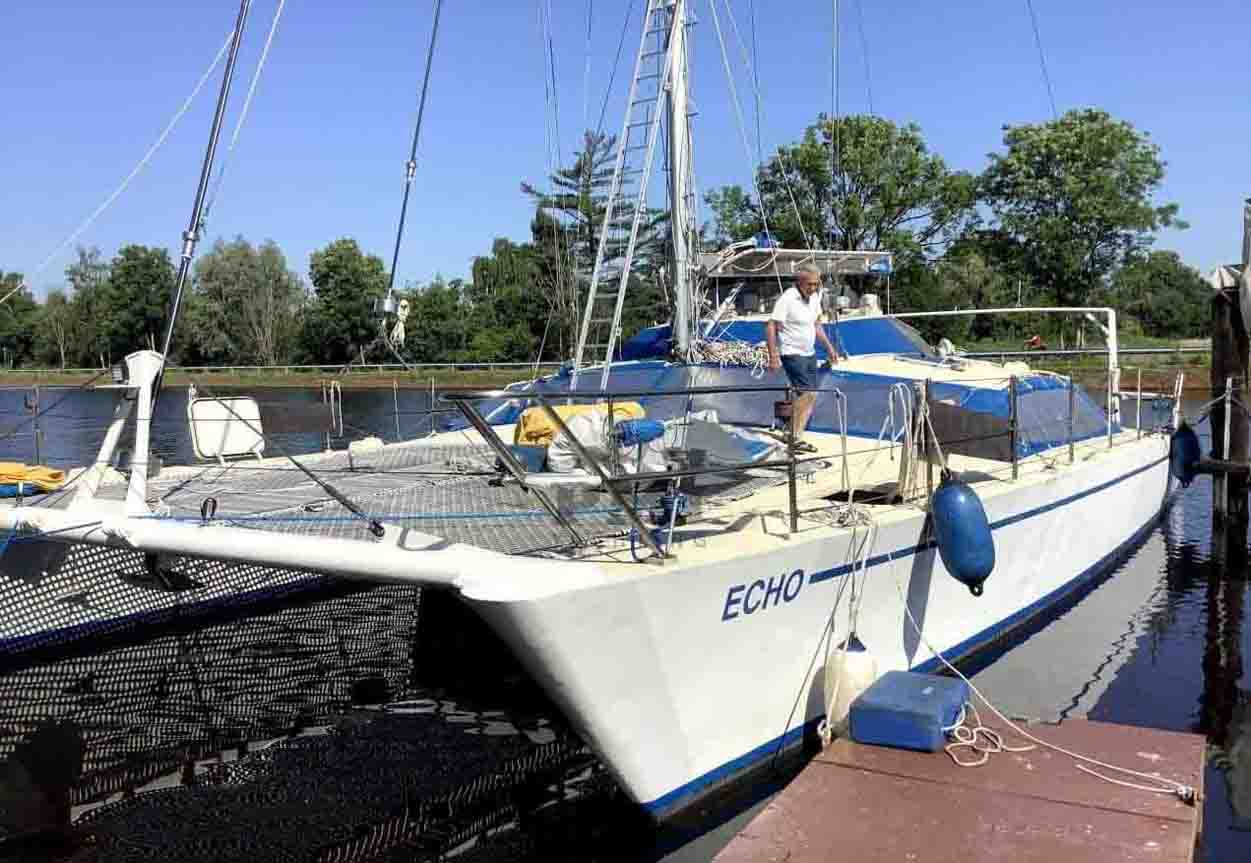 Catamarans for sale Crowther 57 Aluminium Ocean cruising catamaran ...